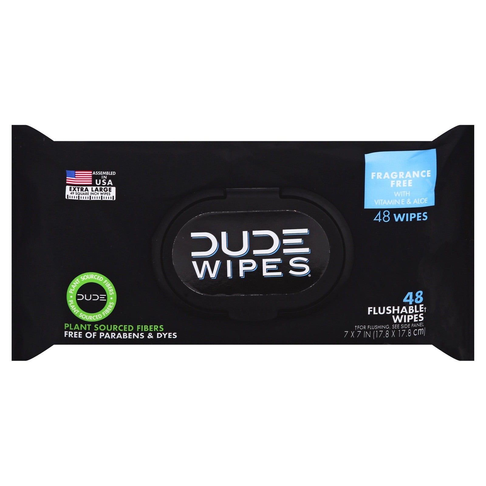 Dude Wipes | Wipes Dispenser Pack | Case Of 8 - 48 Count