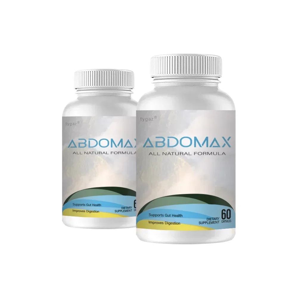 Abdomax Gut Capsules - 2-Pack Daily Herbal Formula