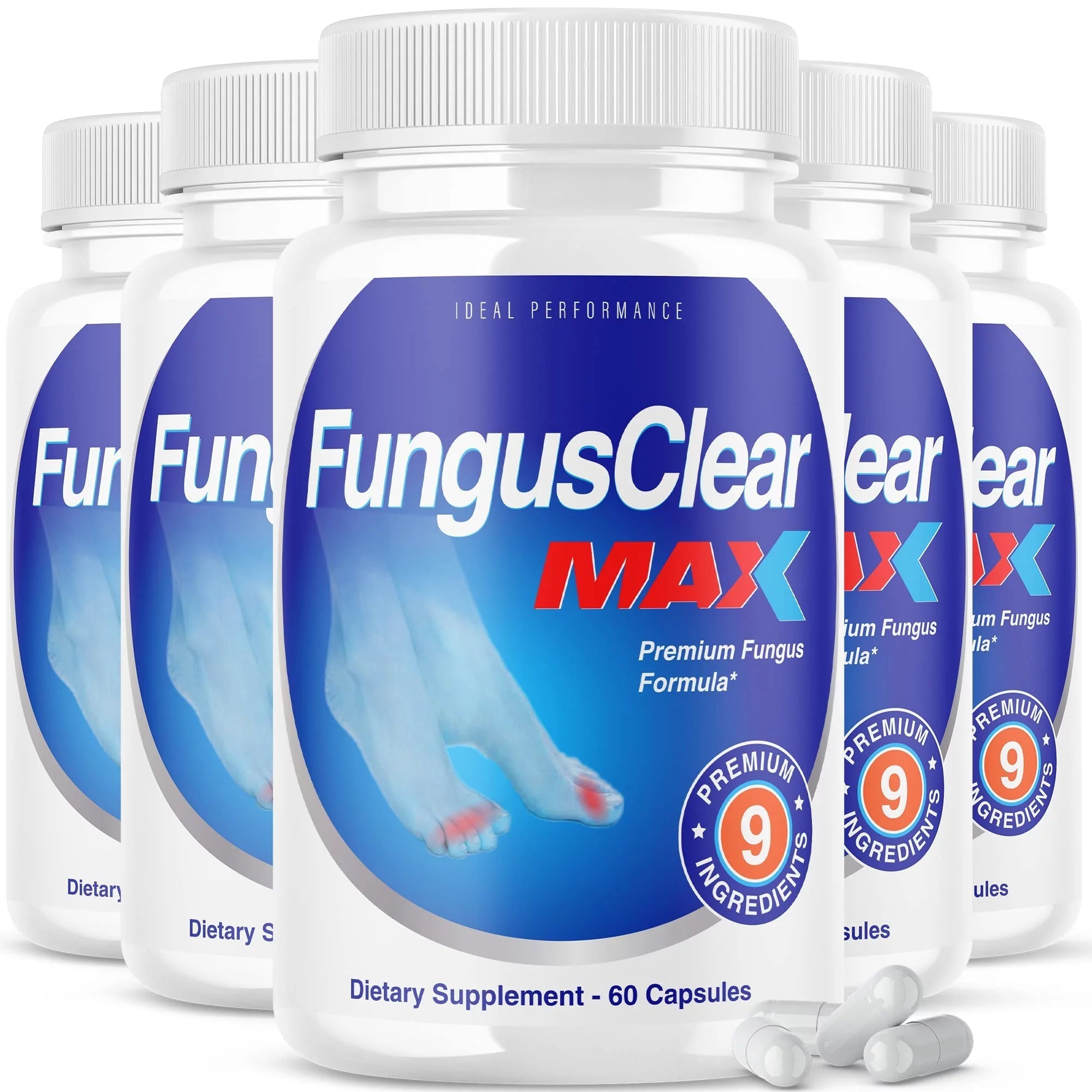Buy Fungus Clear Max Toenail Pills – 5 Pack (300 Caps)
